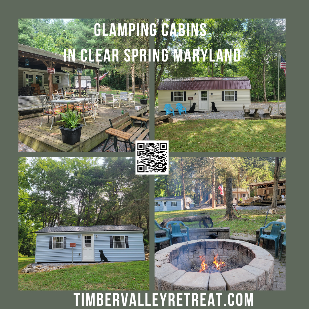 Cabin Glamping Clear Spring Maryland - Timber Valley Retreat