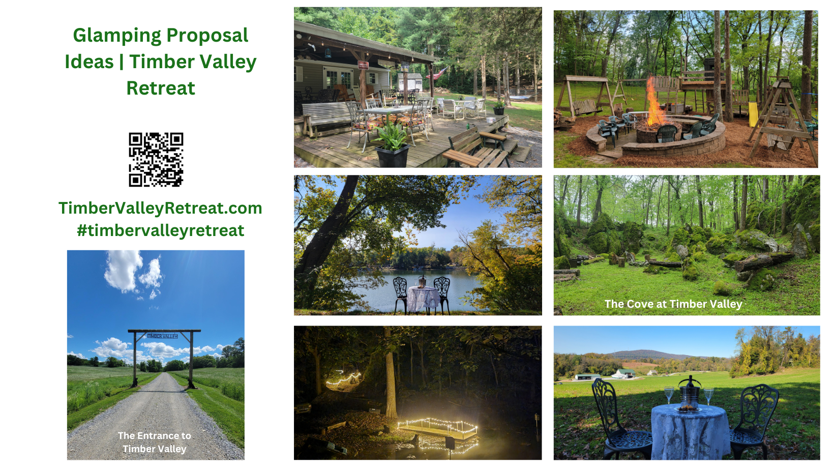 5 Stunning Romantic Glamping Proposal Ideas at Timber Valley Retreat