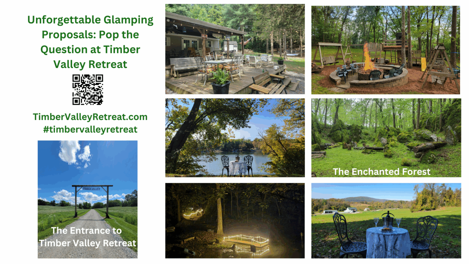 Unforgettable Glamping Proposals: Pop the Question at Timber Valley Retreat - Timber Valley Retreat